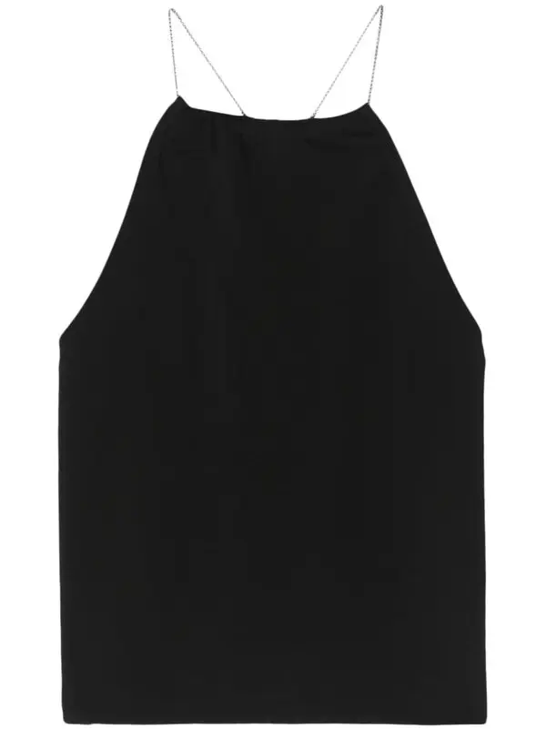 THOM KROM Chain-straps Gathered Tank Top