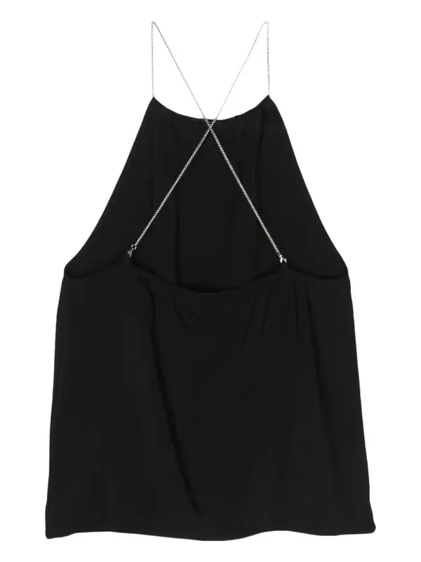 THOM KROM Chain-straps Gathered Tank Top