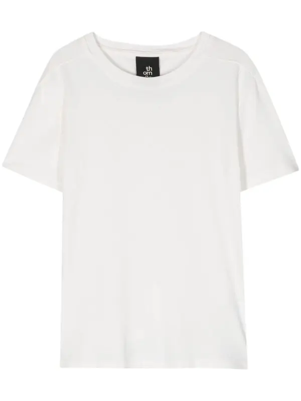 THOM KROM Panelled Crew-neck T-shirt - White