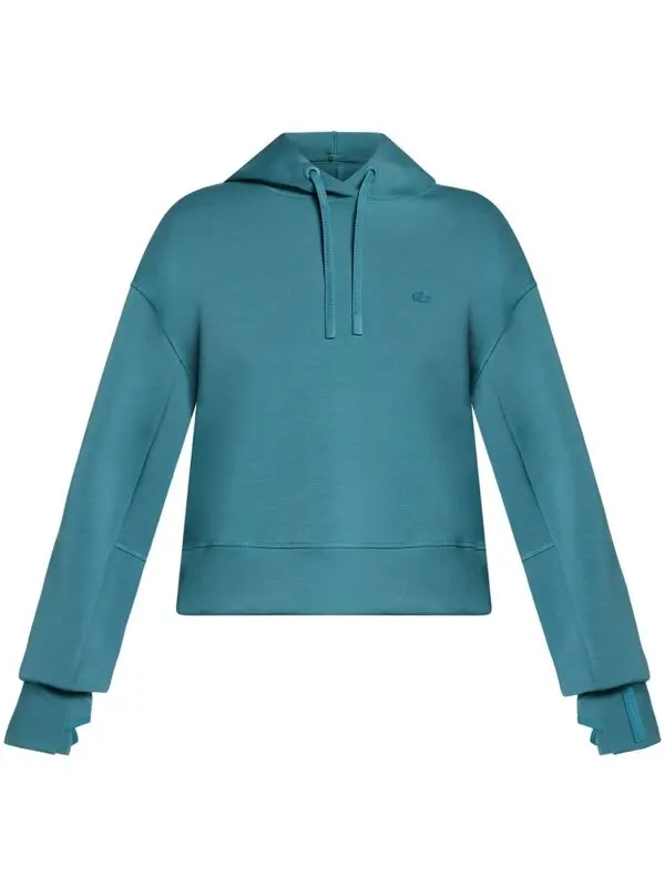 Lacoste Cotton Logo Hoodie - Blue