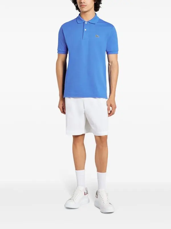 Lacoste Logo-appliqué Track Shorts - White