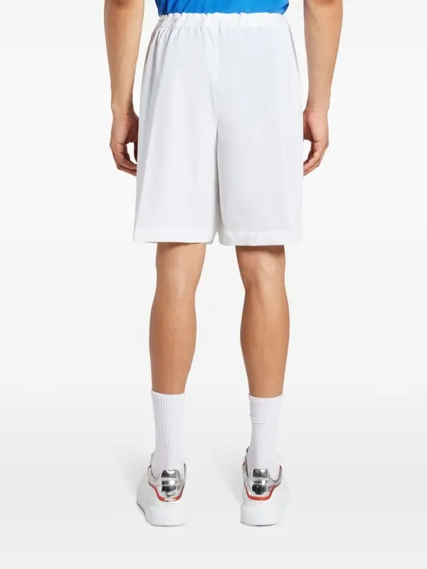 Lacoste Logo-appliqué Track Shorts - White