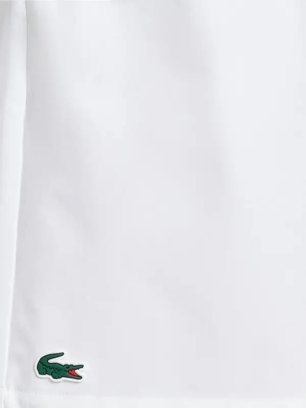 Lacoste Logo-appliqué Track Shorts - White