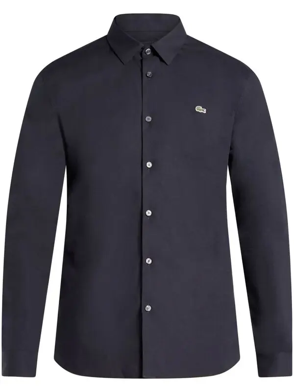 Lacoste Logo-appliqué Cotton Shirt
