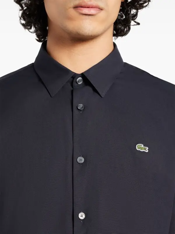 Lacoste Logo-appliqué Cotton Shirt