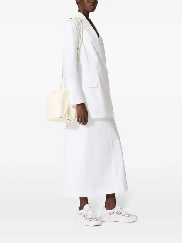 Valentino Garavani Compact Poplin Midi Skirt