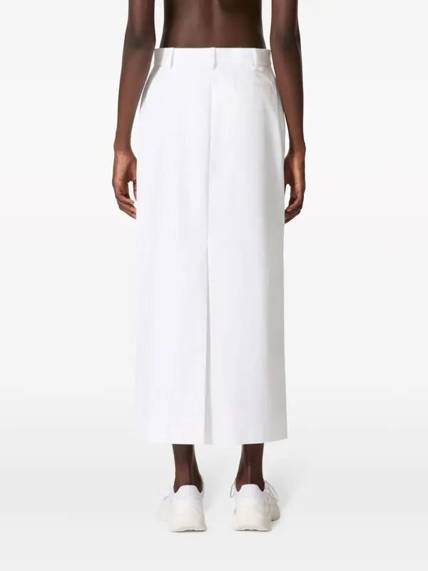 Valentino Garavani Compact Poplin Midi Skirt