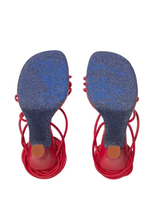 Burberry Ivy Shield Strappy Sandals