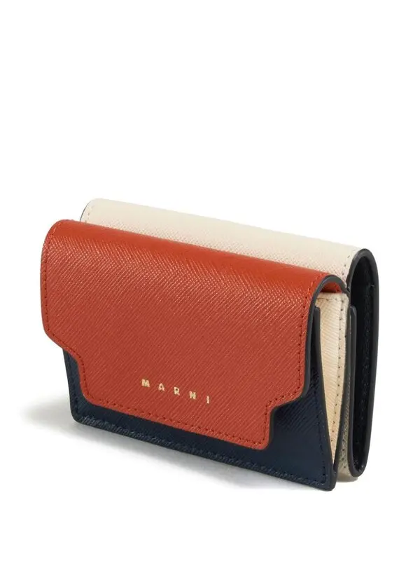 Marni Tri-fold Leather Wallet