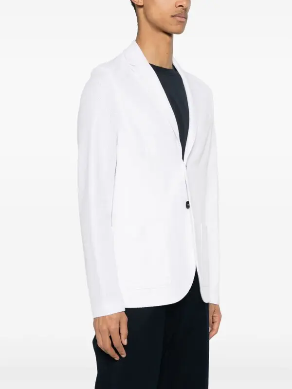 Harris Wharf London Single-breasted Honeycomb Blazer