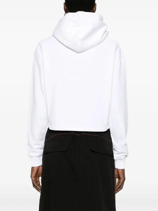 Balmain Logo-print Hoodie - Neutrals