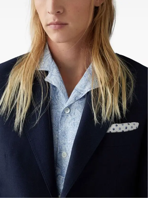 Brunello Cucinelli Single-breasted Wool Blazer