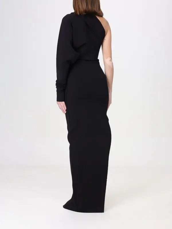 rick owens black and white dress Sheath with long sleeves - Women Size UK 8 Rick Owens - Black Stretch