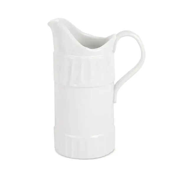 VIETRI Pietra Serena Medium Pitcher - White