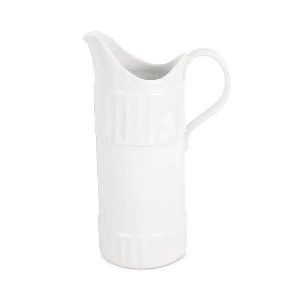 VIETRI Pietra Serena Tavern Pitcher - White