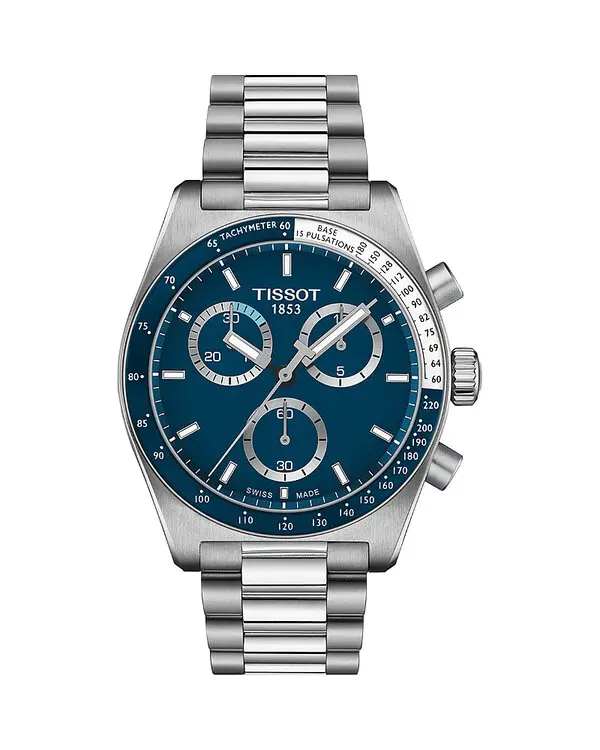 TISSOT Pr516 Chronograph 40mm - Blue/silver