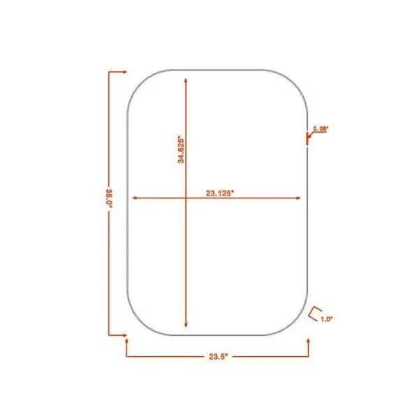 SURYA Auburn Accent Mirror
