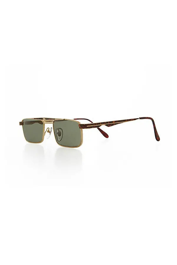 SUNGLASS MUSEUM Vintage Duke Slim Aviator Sunglasses