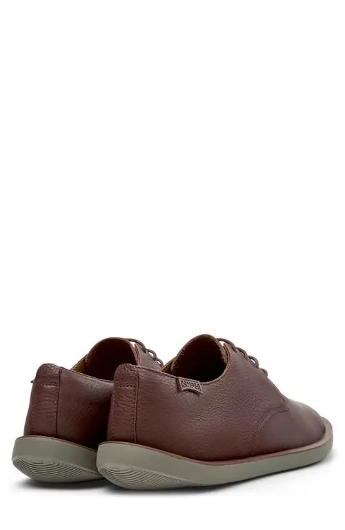 Camper Wagon Leather Derby - Medium Brown