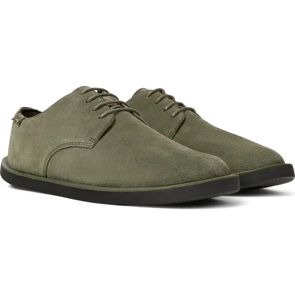 Camper Wagon Leather Derby - Medium Green