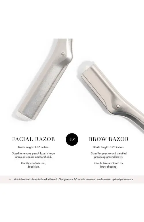 TWEEZERMAN Brow Razor - Silver