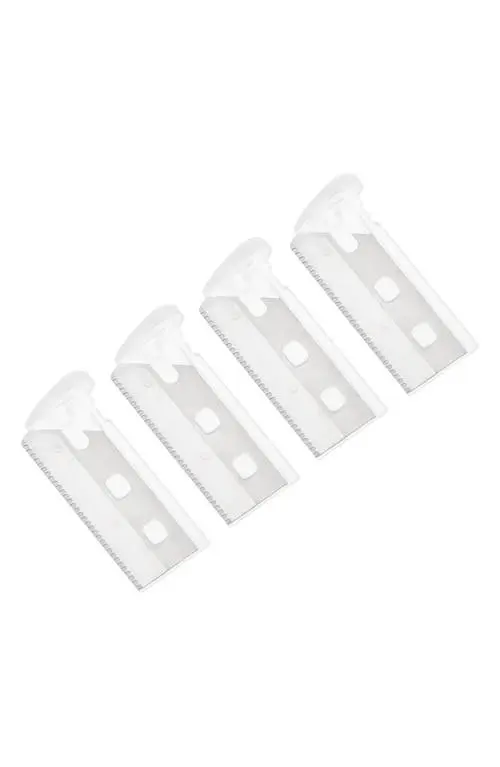 TWEEZERMAN 4-pack Brow Razor Replacement Heads - Silver