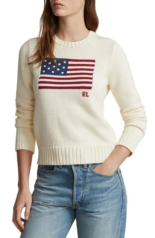 Polo Ralph Lauren Flag Crewneck Sweater