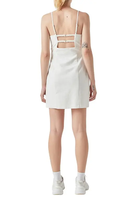 GREY LAB Strappy Back Minidress