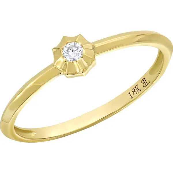 Bony Levy Monaco Diamond Stacked Ring - 18k Yellow Gold