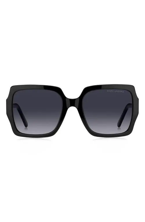 Marc Jacobs 55mm Gradient Square Sunglasses