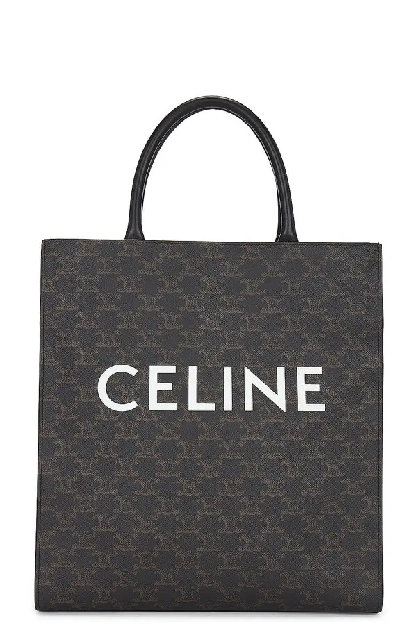 Celine Vertical Cabas Tote Bag - Brown