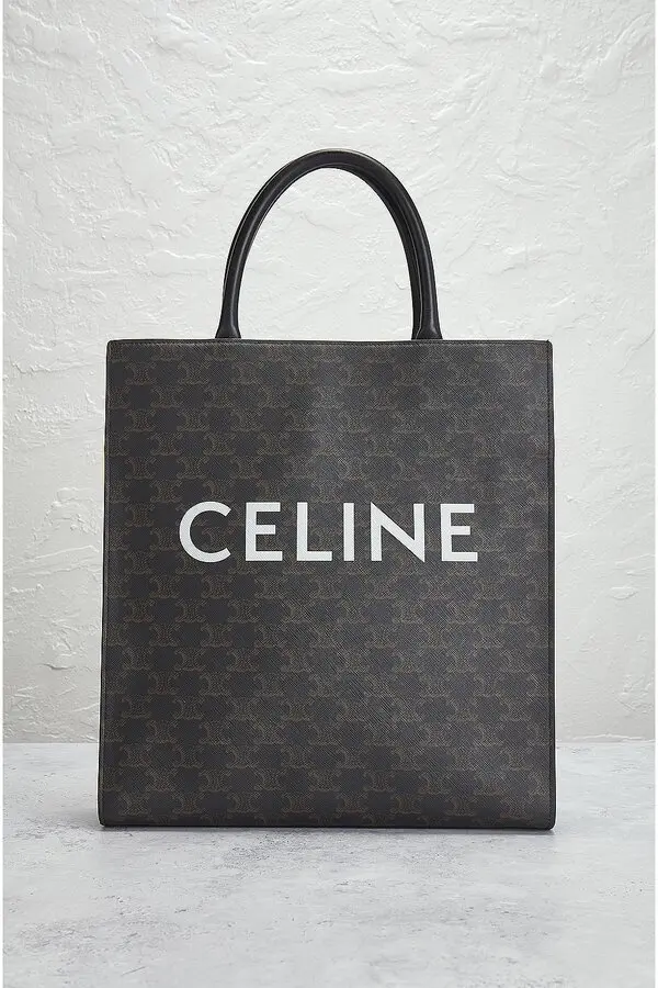 Celine Vertical Cabas Tote Bag - Brown