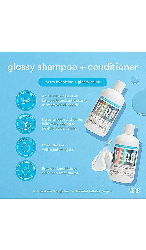 VERB Glossy Shampoo 12oz - N,a