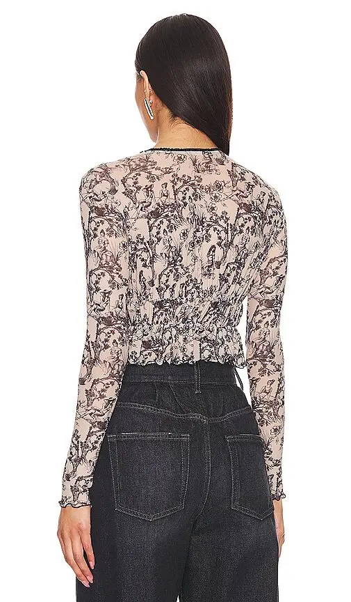 Only Hearts Afternoon Delight Ruched Cardigan Top