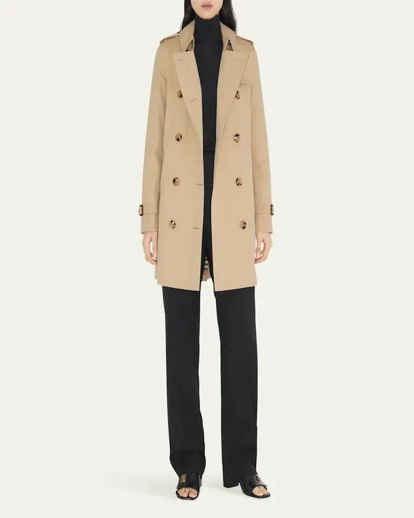 Burberry Kensington Quilted Short Coat With Hood