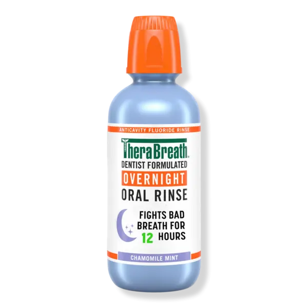 THERABREATH Overnight Mouthwash, Chamomile Mint - One-color