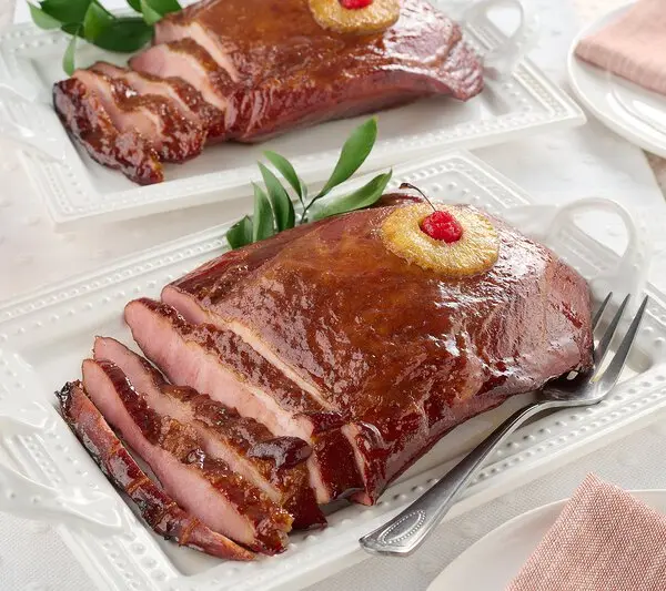 RASTELLI'S 4-lb Carving Hams W/ Brown Sugar Glaze - One-color