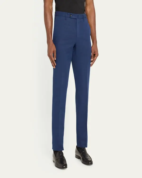 Incotex Chinolino Trousers - Dark Blue