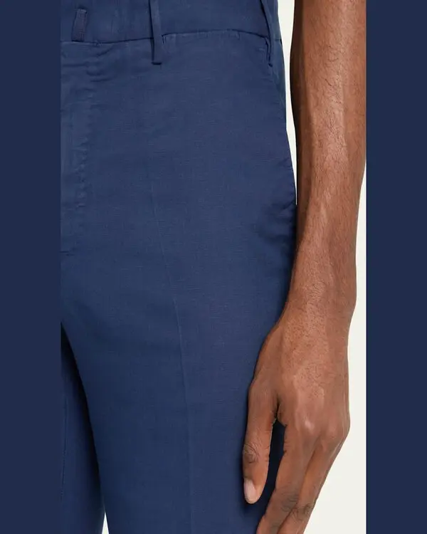 Incotex Chinolino Trousers - Dark Blue
