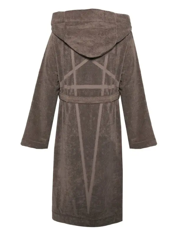 Rick Owens Pentagram Cotton Bath Robe