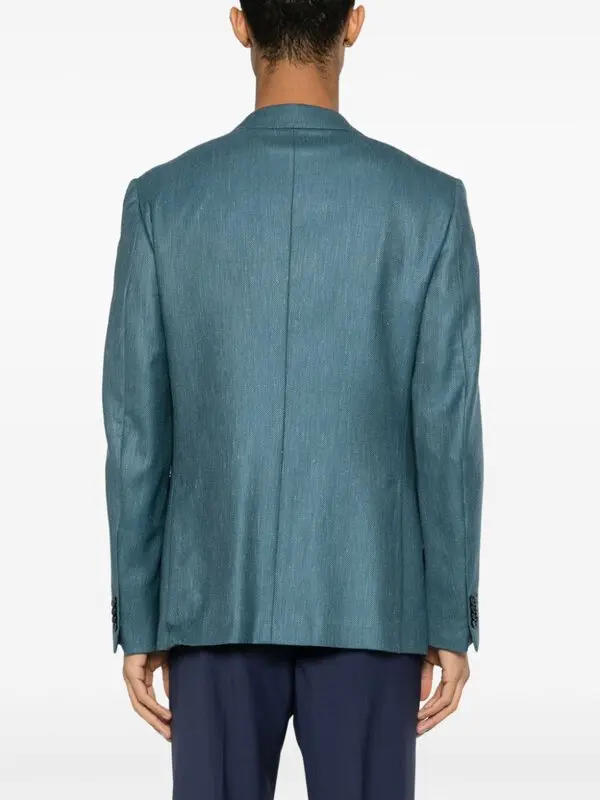 Zegna Twill Single-breasted Blazer