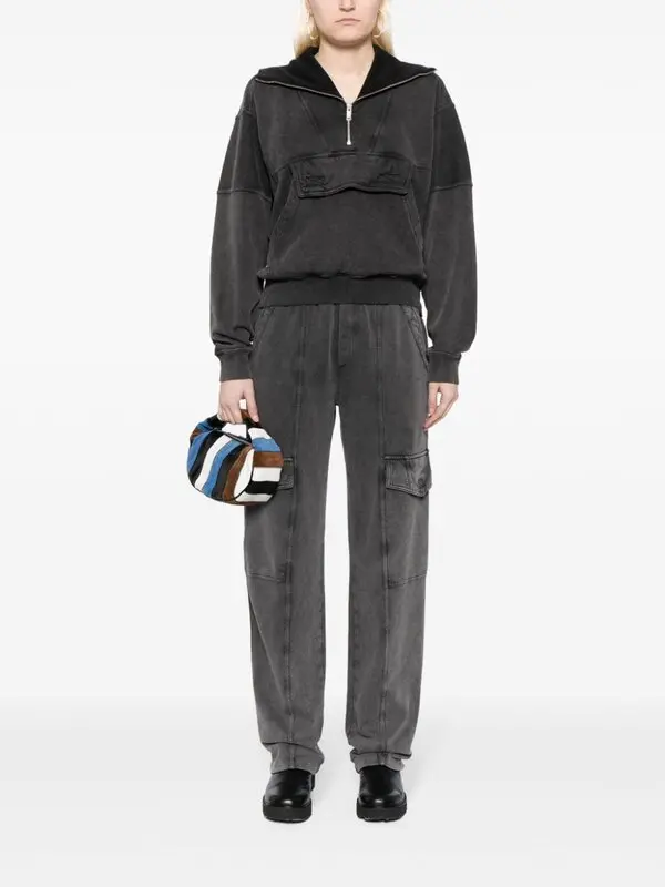MARANT ETOILE Phenix Zip-up Sweatshirt - Grey