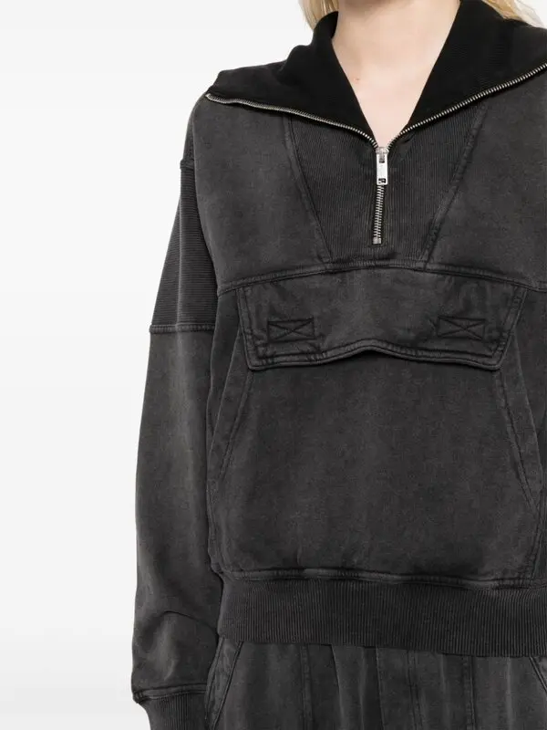 MARANT ETOILE Phenix Zip-up Sweatshirt - Grey