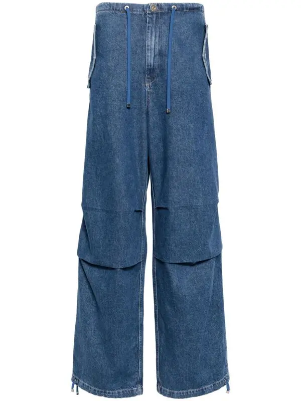 DION LEE Parachute Straight-leg Jeans - Blue
