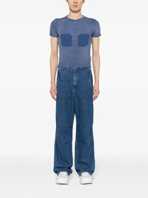 DION LEE Parachute Straight-leg Jeans - Blue