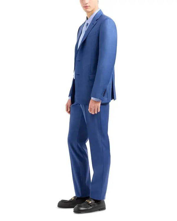 Emporio Armani G Line Regular Fit Notch Lapel Suit - Blue