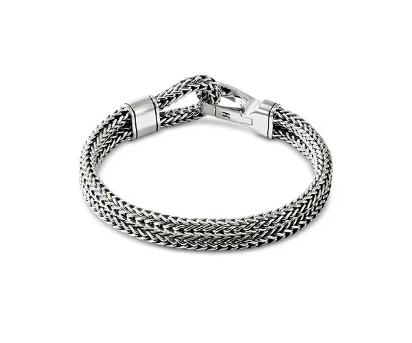 John Hardy Sterling Double Row Bracelet