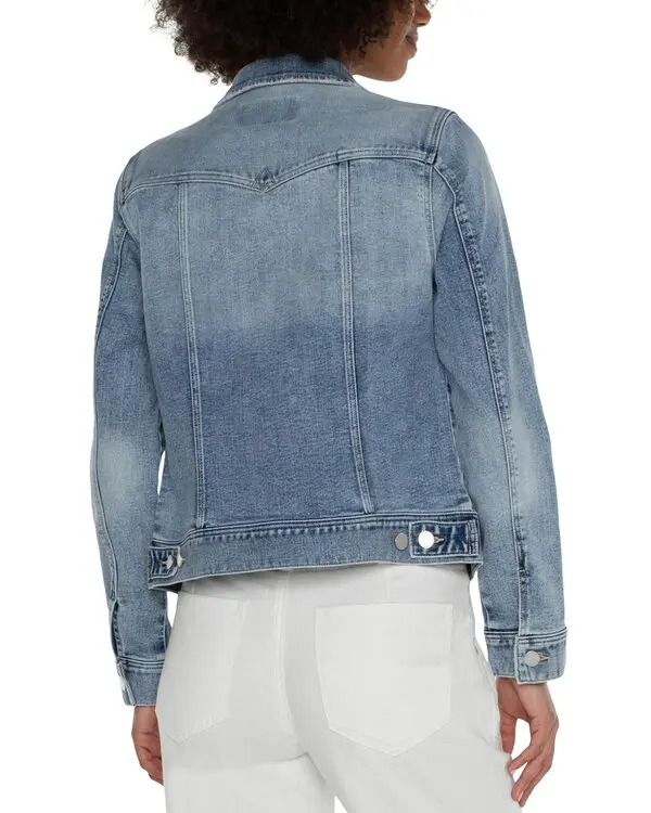 Liverpool Classic Denim Trucker Jacket Cabrillo 25% Off