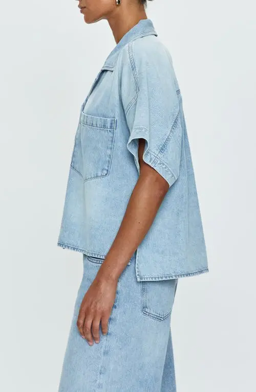 PISTOLA Della Denim Snap-up Shirt