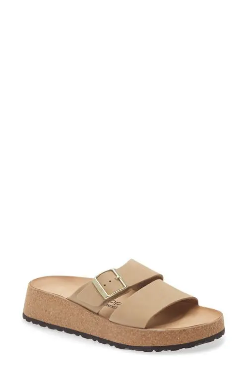 BIRKENSTOCK Papillio Almina Platform Sandals - Sandcastle Nubuck